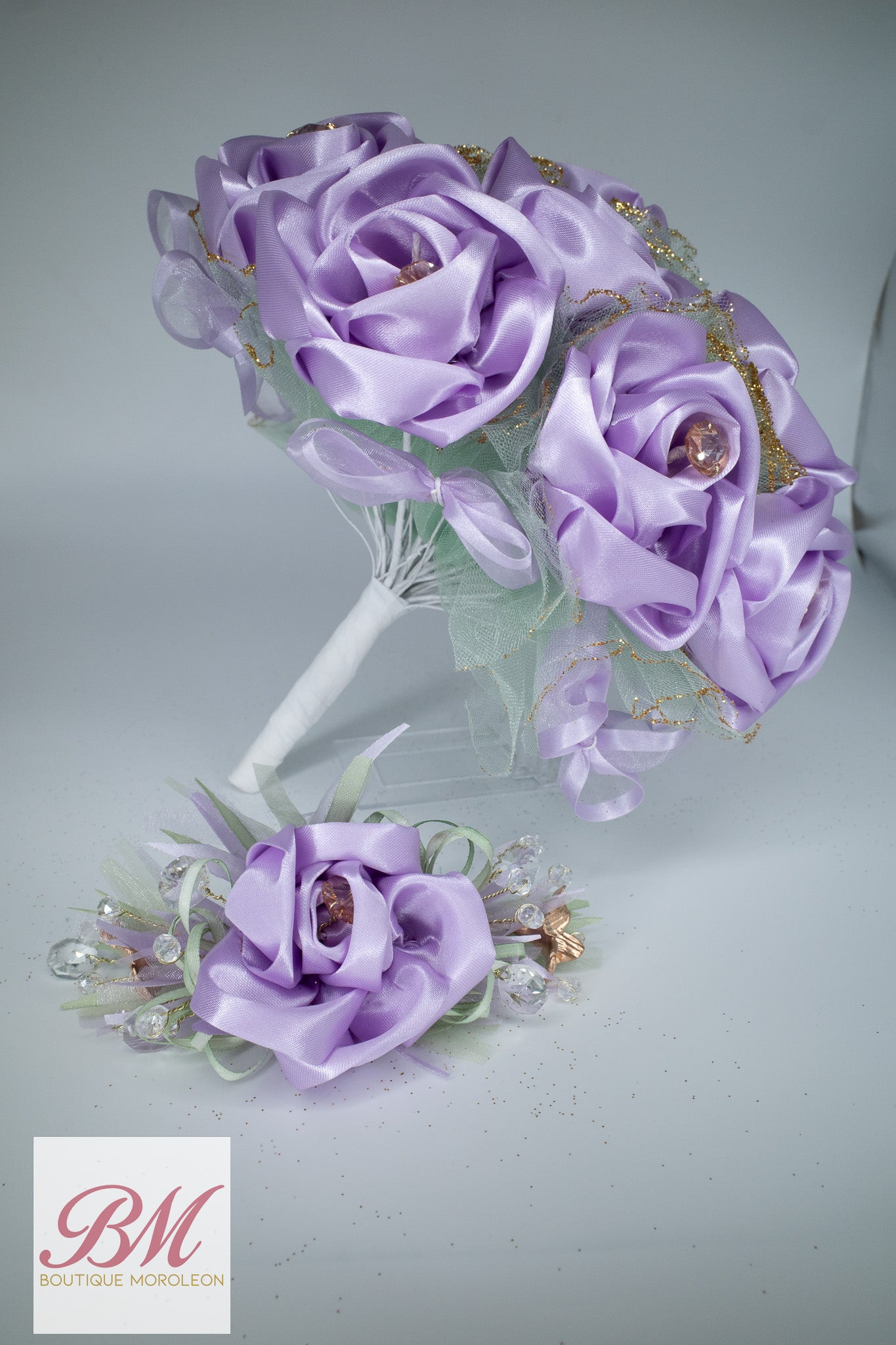 Classic Quinceañera Ramo Lilac/Sage – Boutique Moroleon